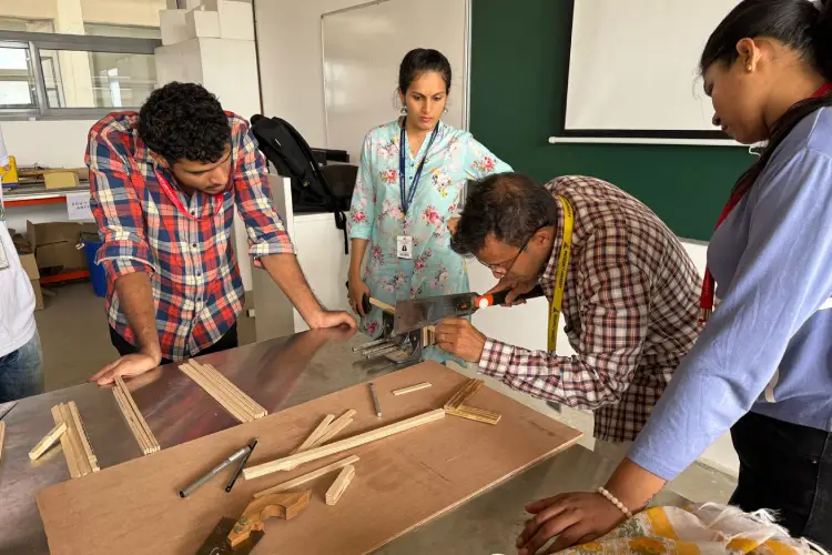 Workshop on craft for making ornaments out of coconut shells
