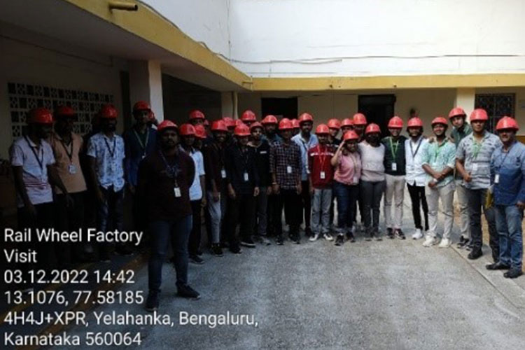 Visit to Rail Wheel Factory